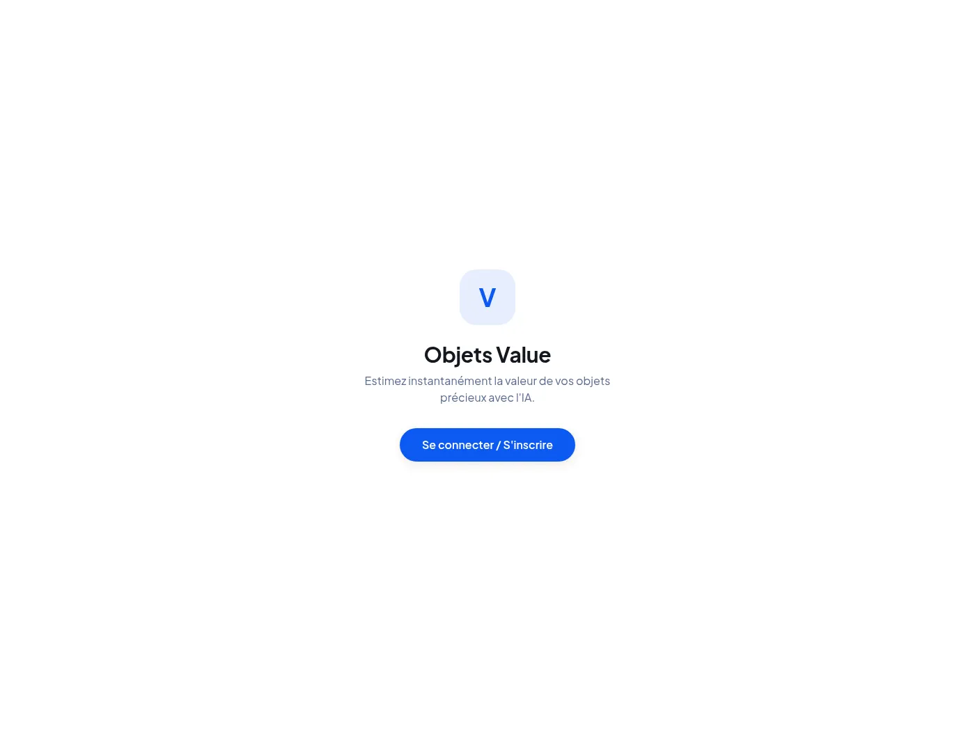 Objets Value App