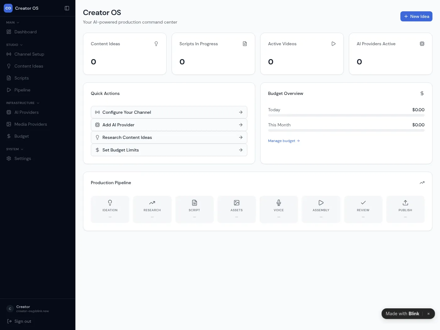 Creator OS Platform