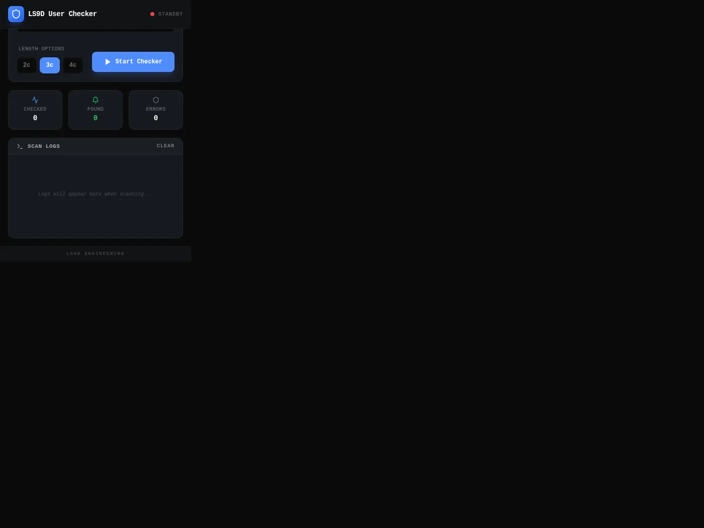 LS9D User Checker