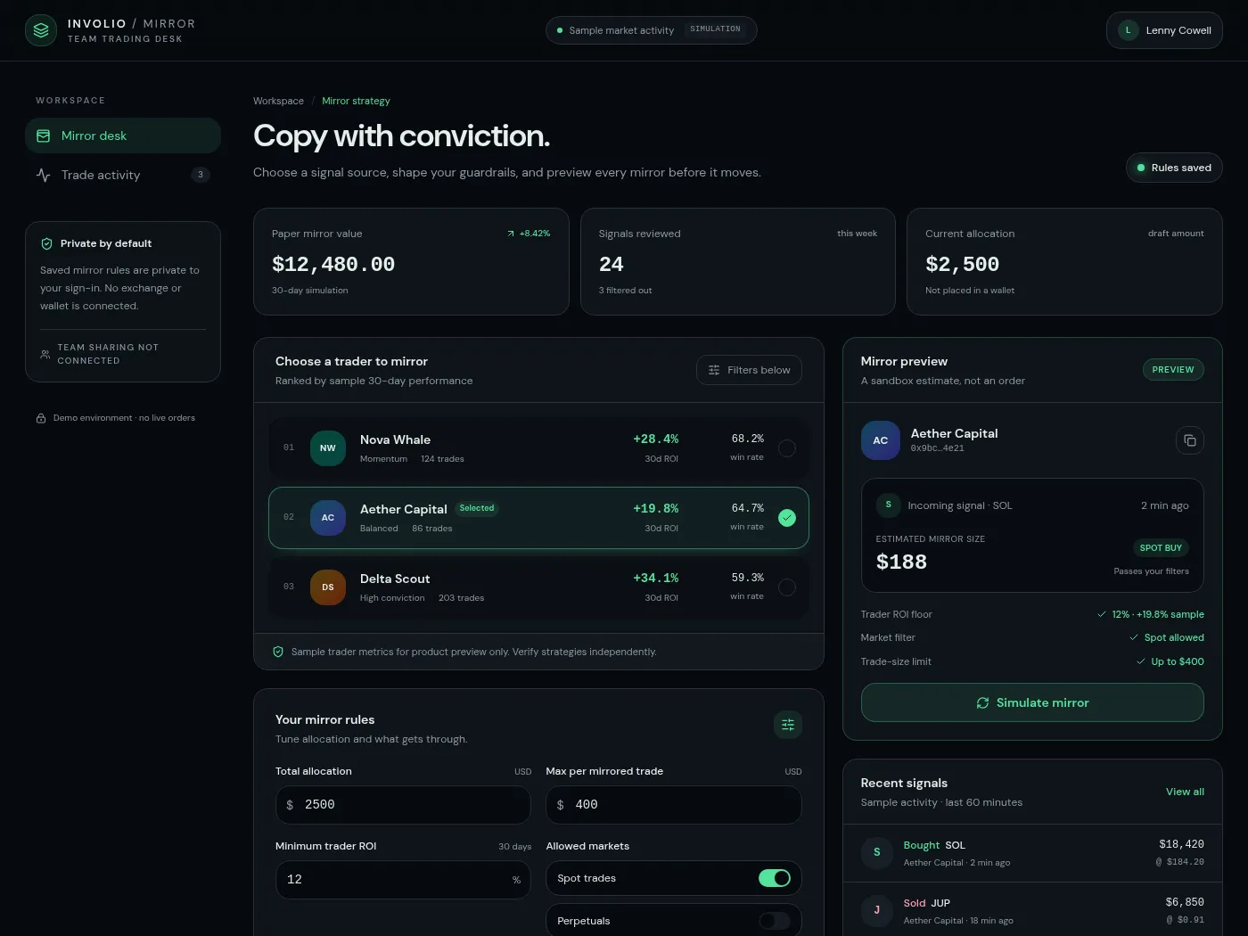 Involio Mirror Bot