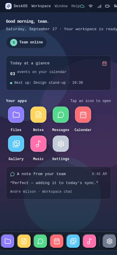 MacOS27 Mobile Simulator