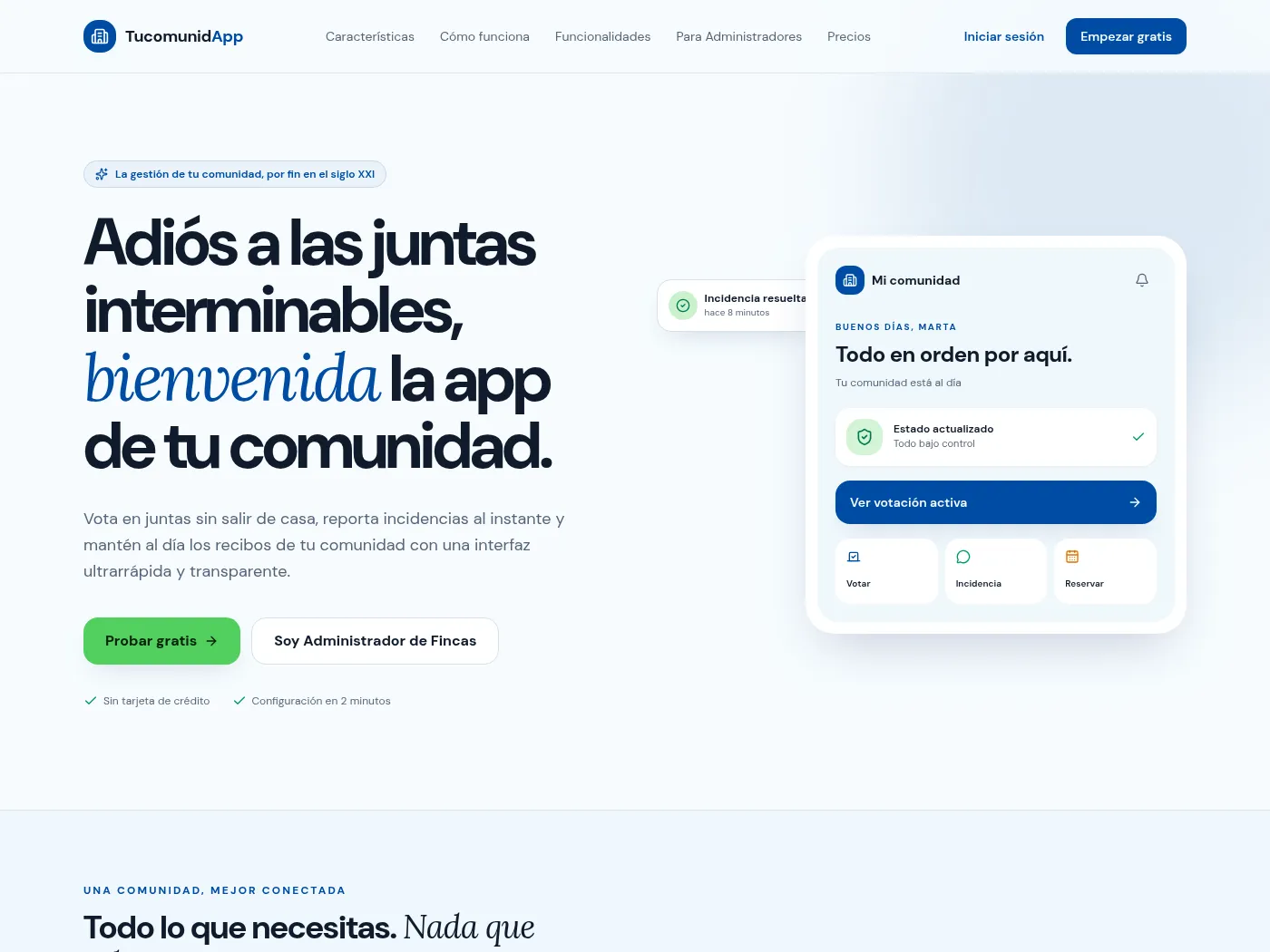 TucomunidApp Plataforma Web