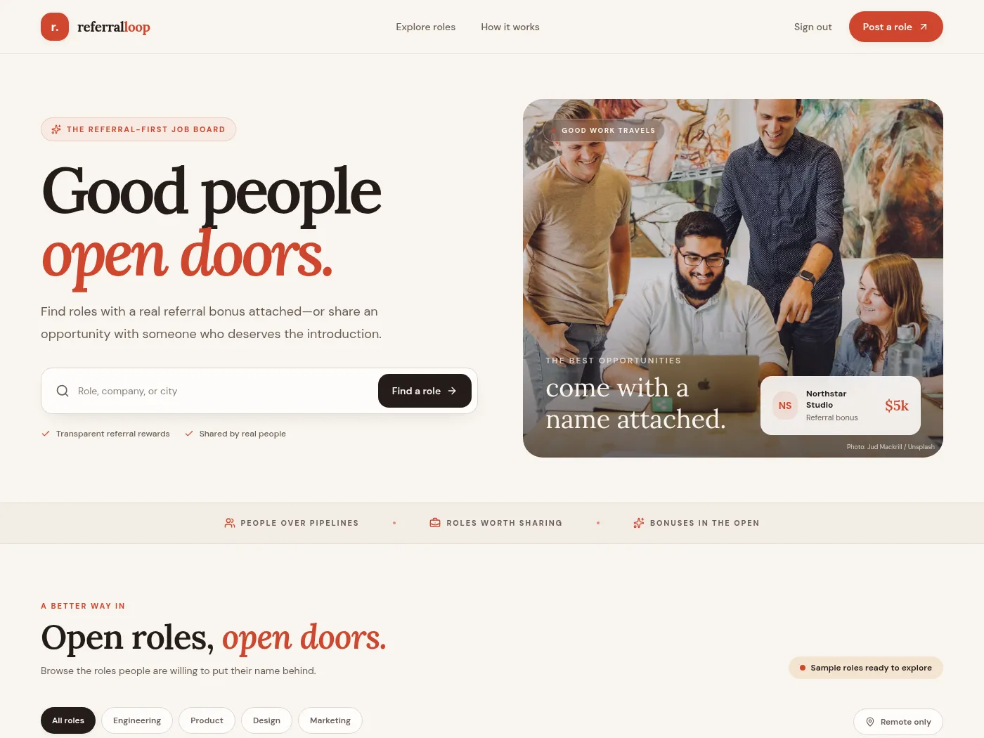 Referral Jobs Hub