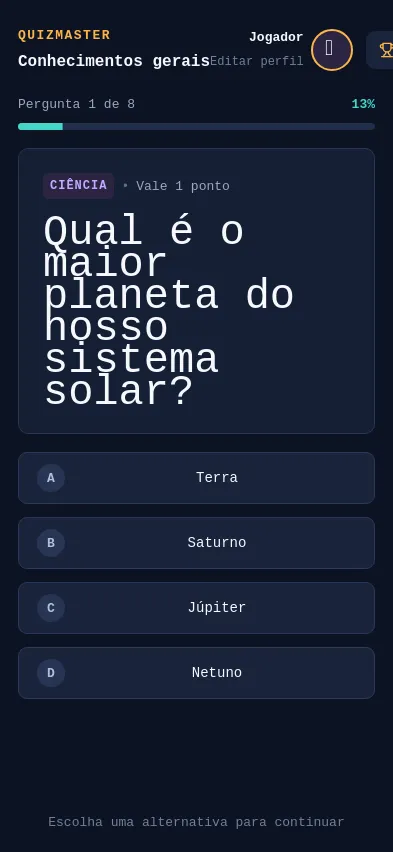 QuizMaster Mobile