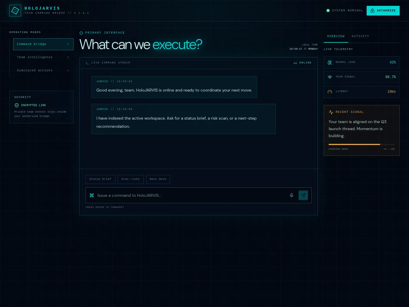 HoloJARVIS Assistant