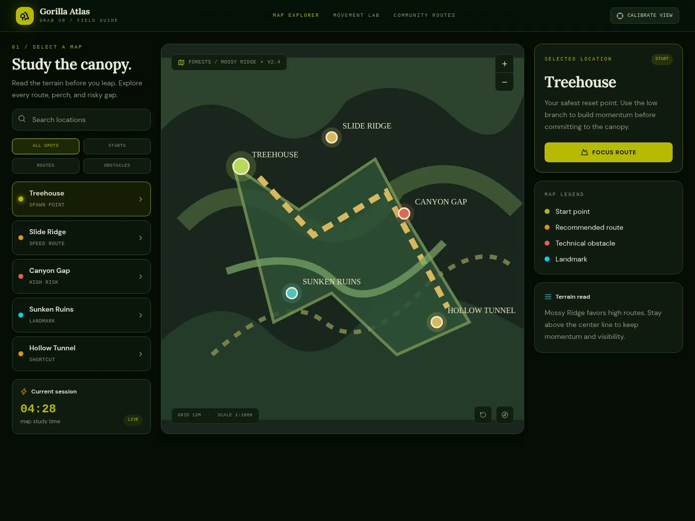 VR Gorilla Tag Map