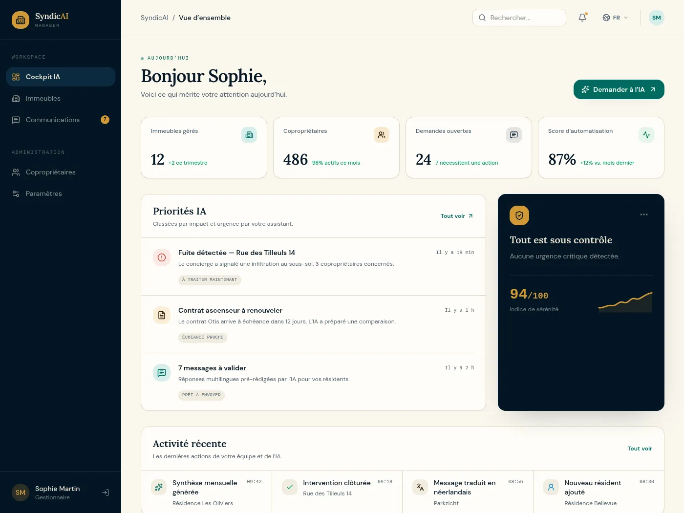 SyndicAI Manager