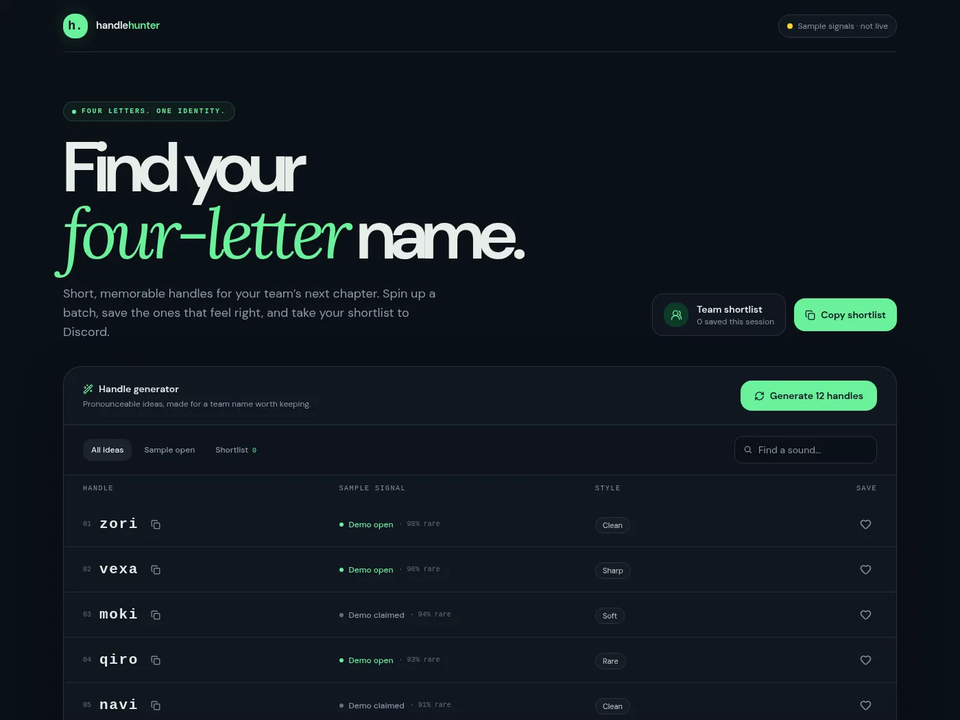 Discord Handle Hunter