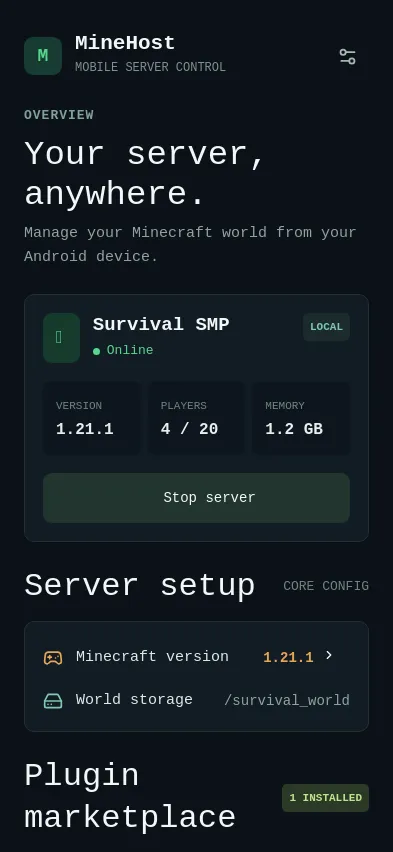 MineHost Mobile