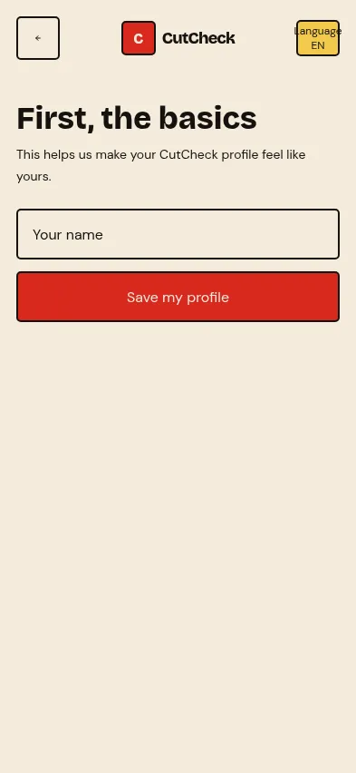CutCheck Mobile