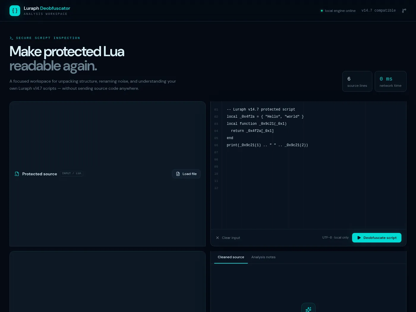 Luraph Deobfuscator Pro