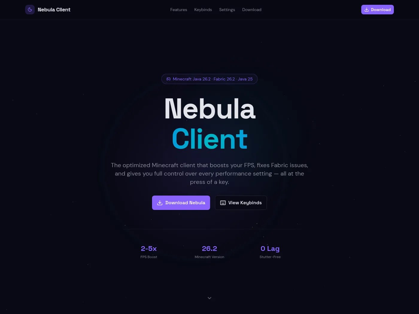 Nebula Client for Minecraft
