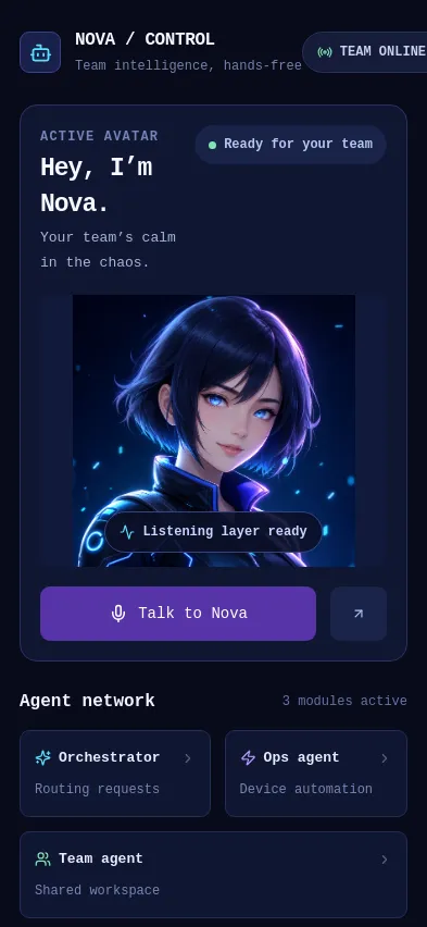 Anime AI Control Assistant
