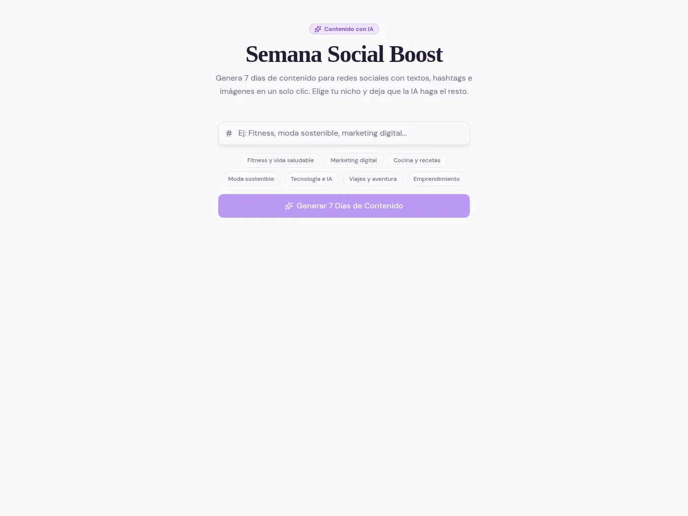 Semana Social Boost