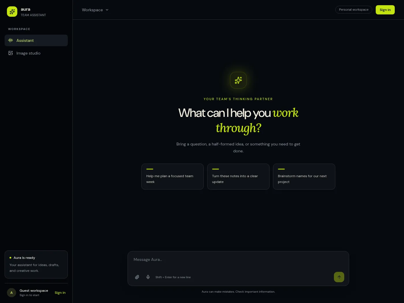 Aura Team Assistant