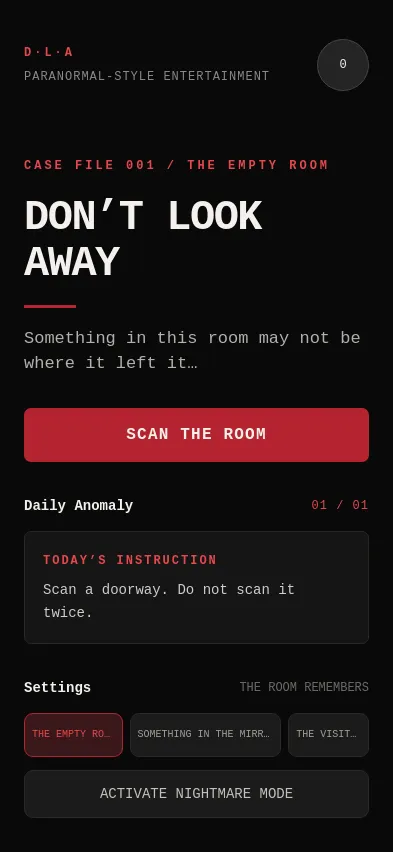 DON’T LOOK AWAY