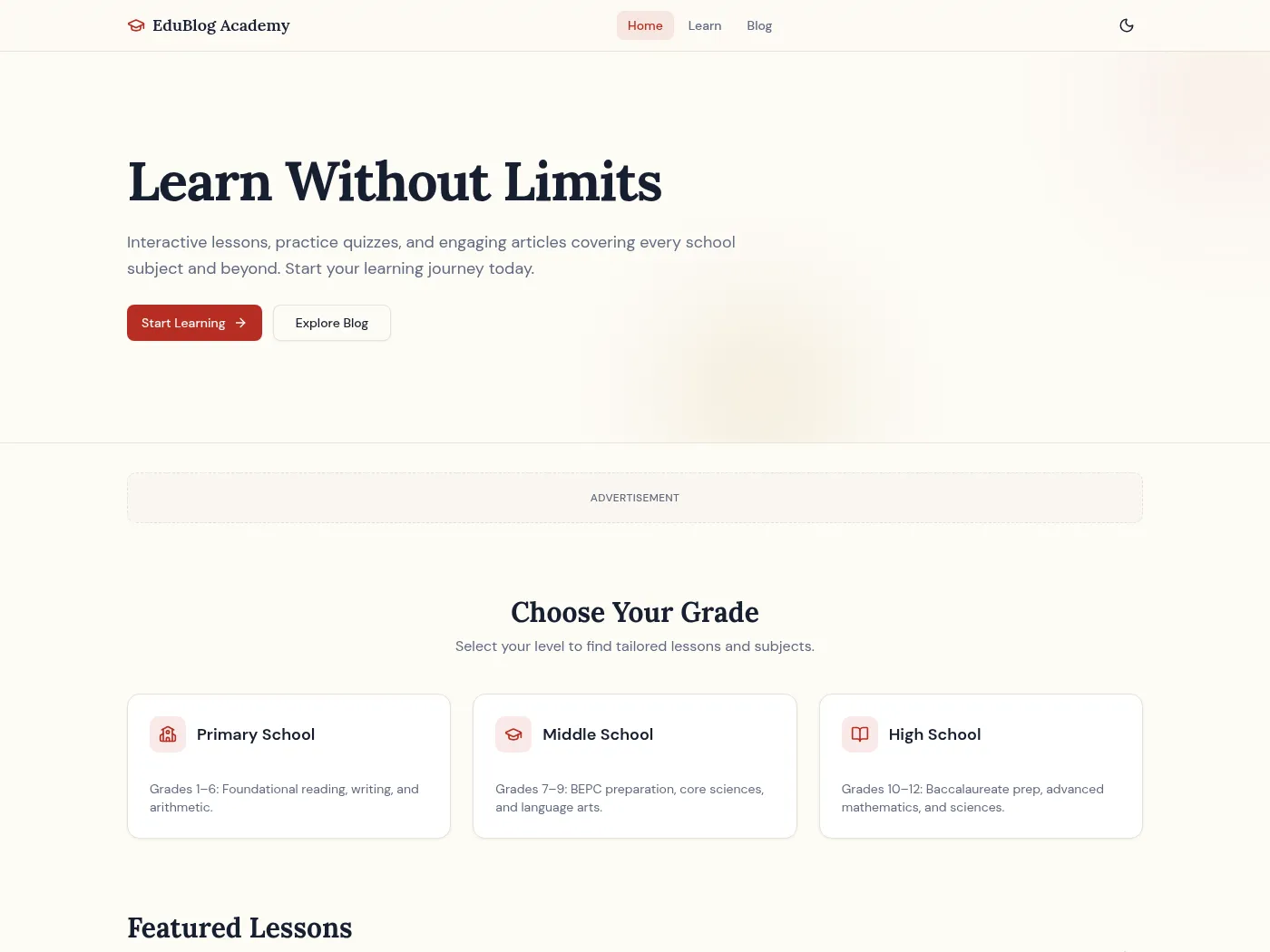 EduBlog Academy