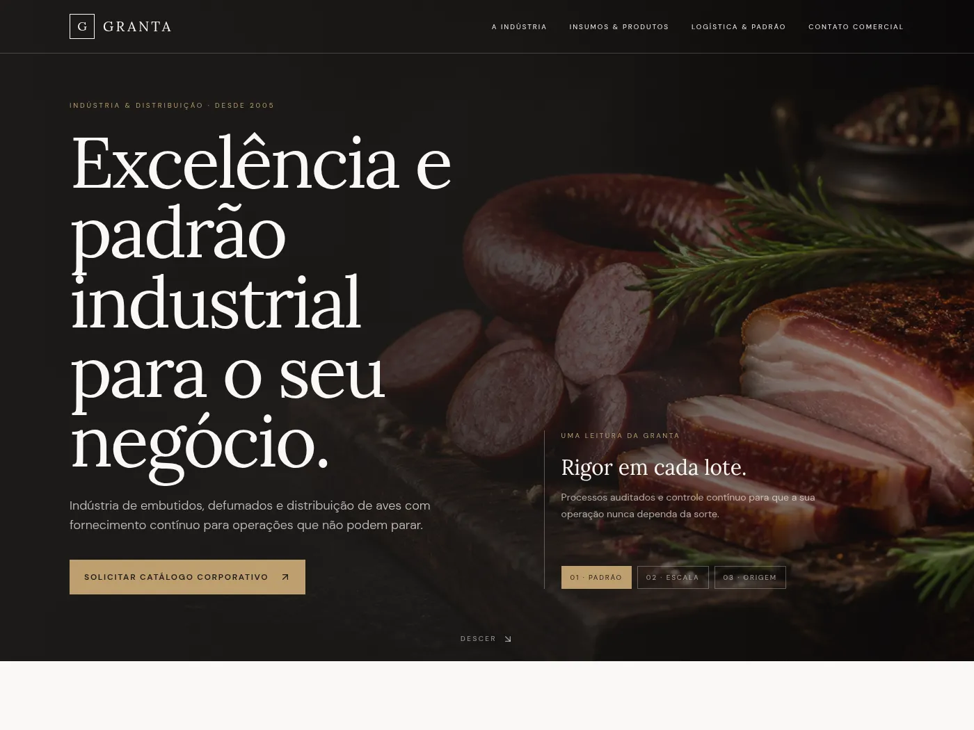 Granta Alimentos Page