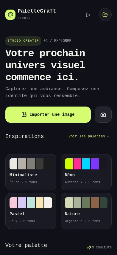 PaletteCraft Studio