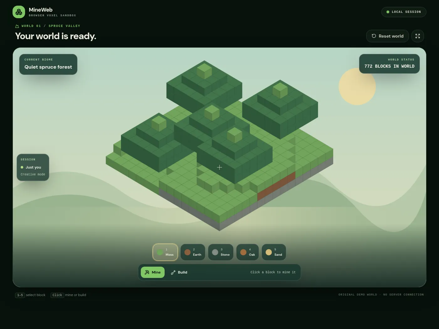 MineWeb 1.21 Client