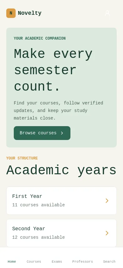 Novelty Mobile Campus App