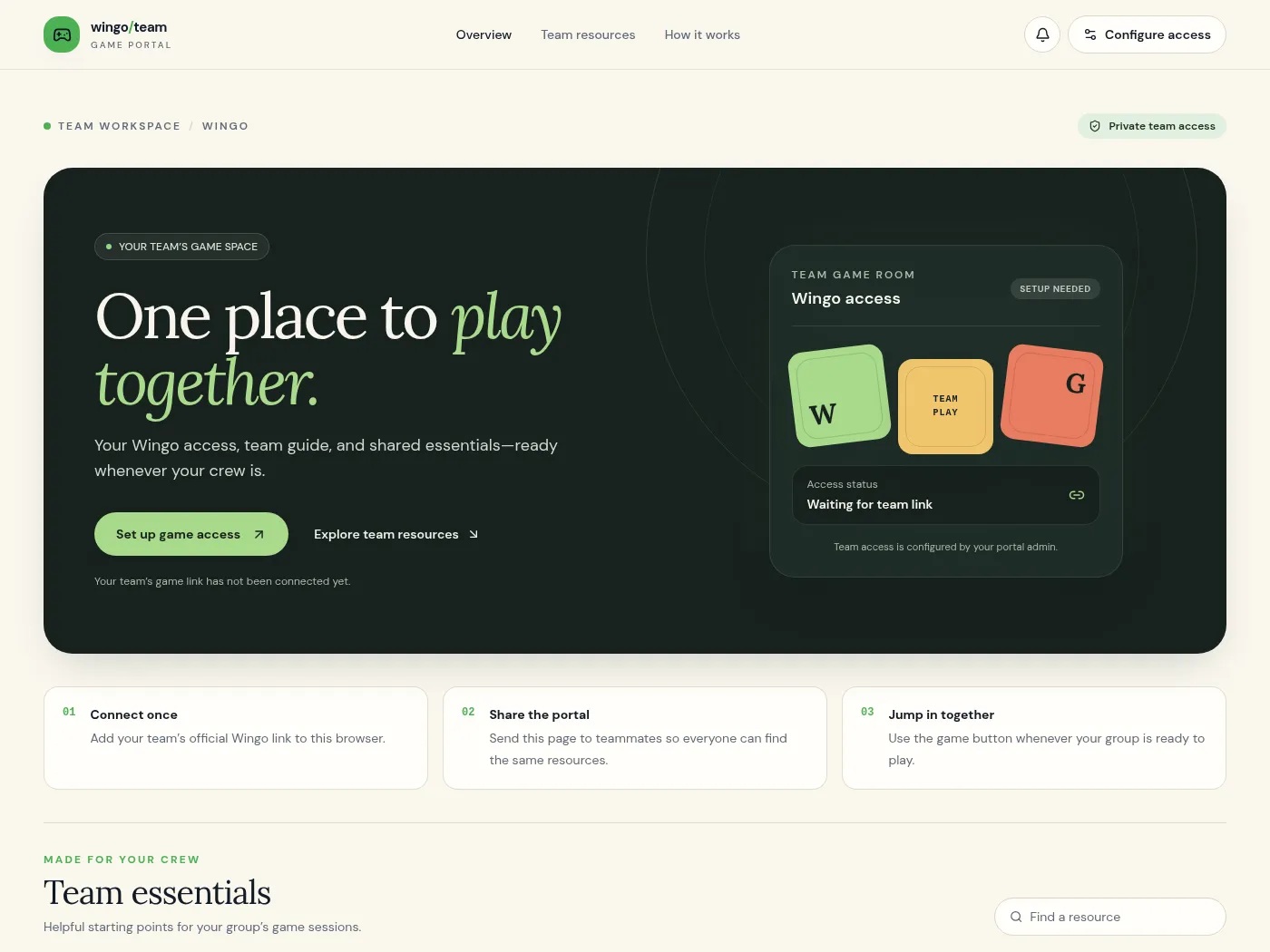 Wingo Game Portal