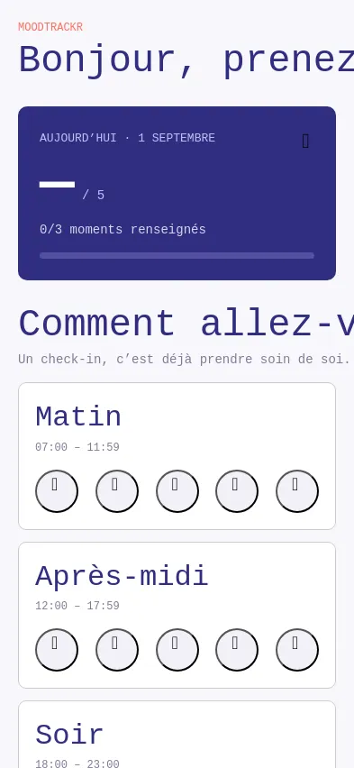 MoodTrackr Mobile