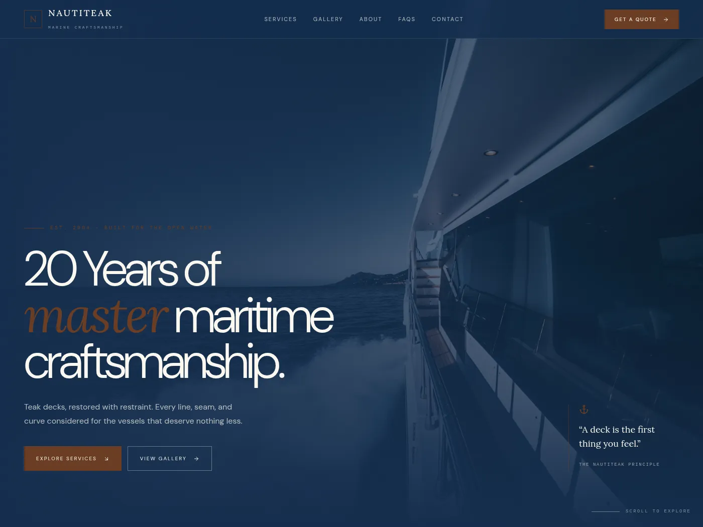 Nautiteak Luxury Yacht Demo