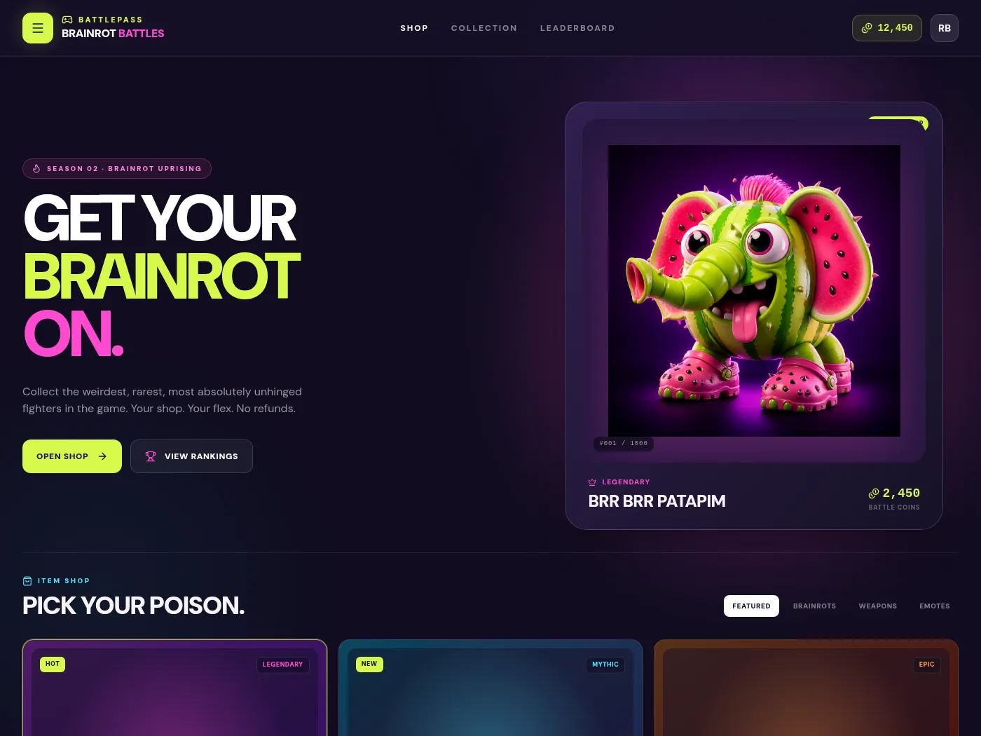 Brainrot Battles GUI