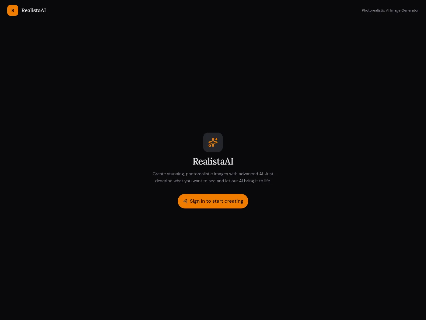 RealistaAI Image Creator