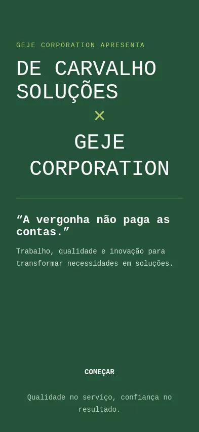 De Carvalho Soluções App