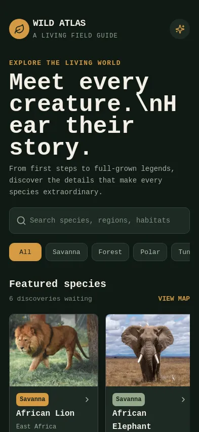 Wildlife Explorer 3D