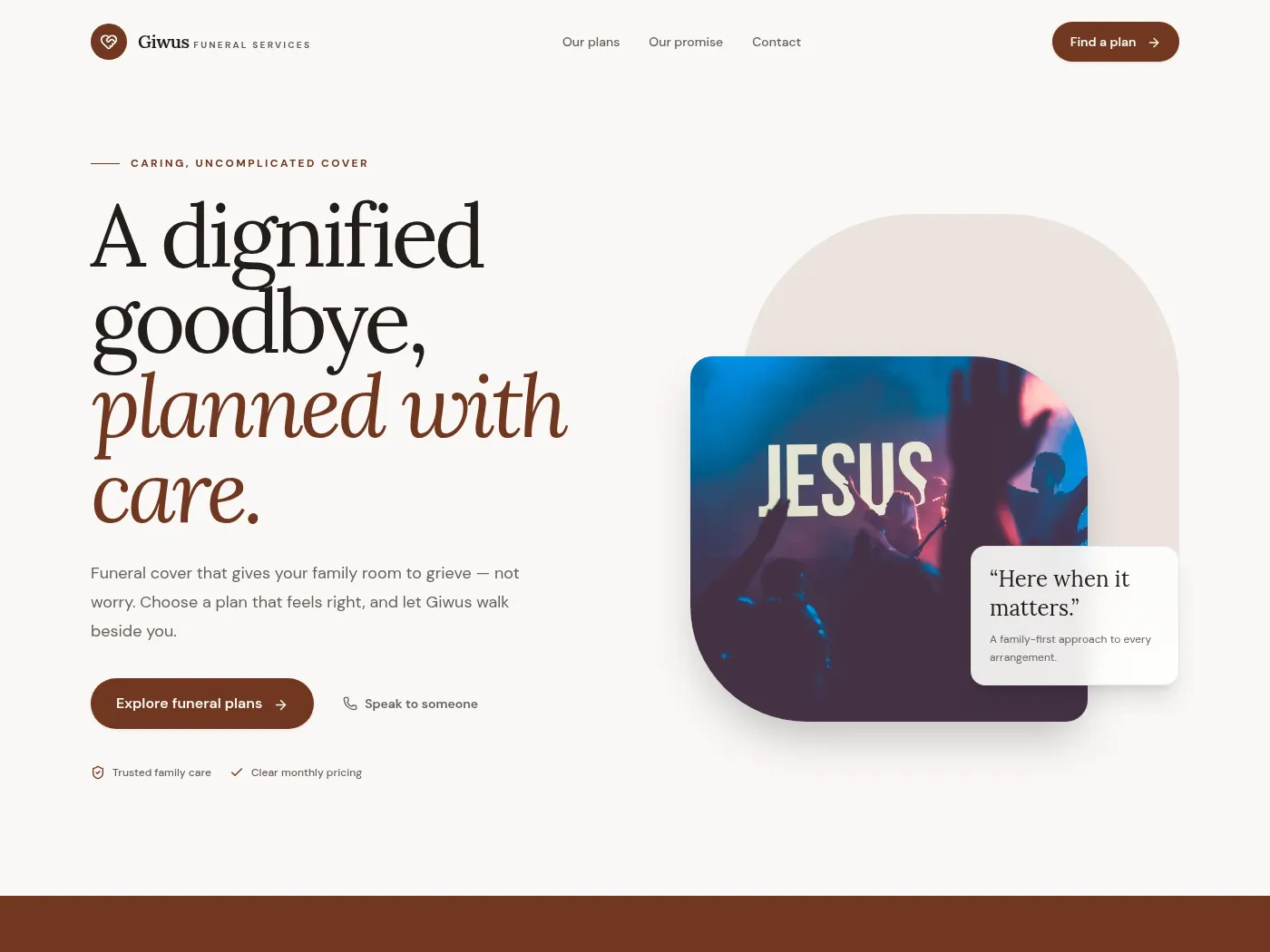 Giwus Funeral Plans Hub