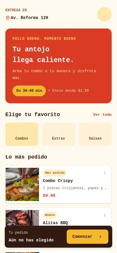 ChickOrder Móvil
