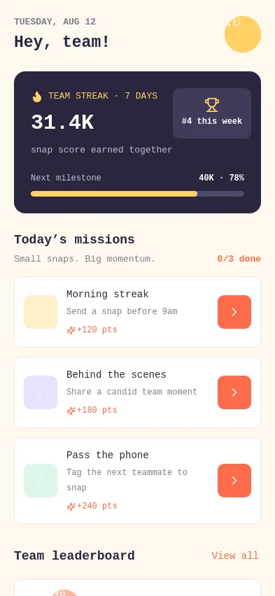 Snap Score Booster