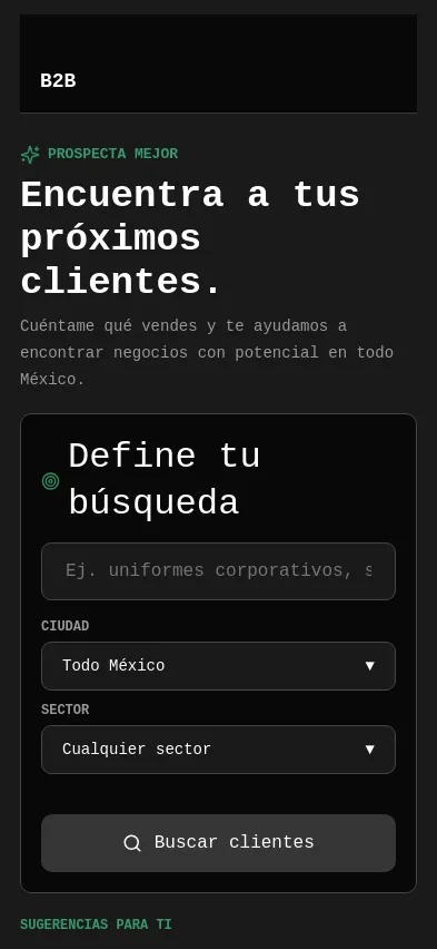 B2B Client Finder