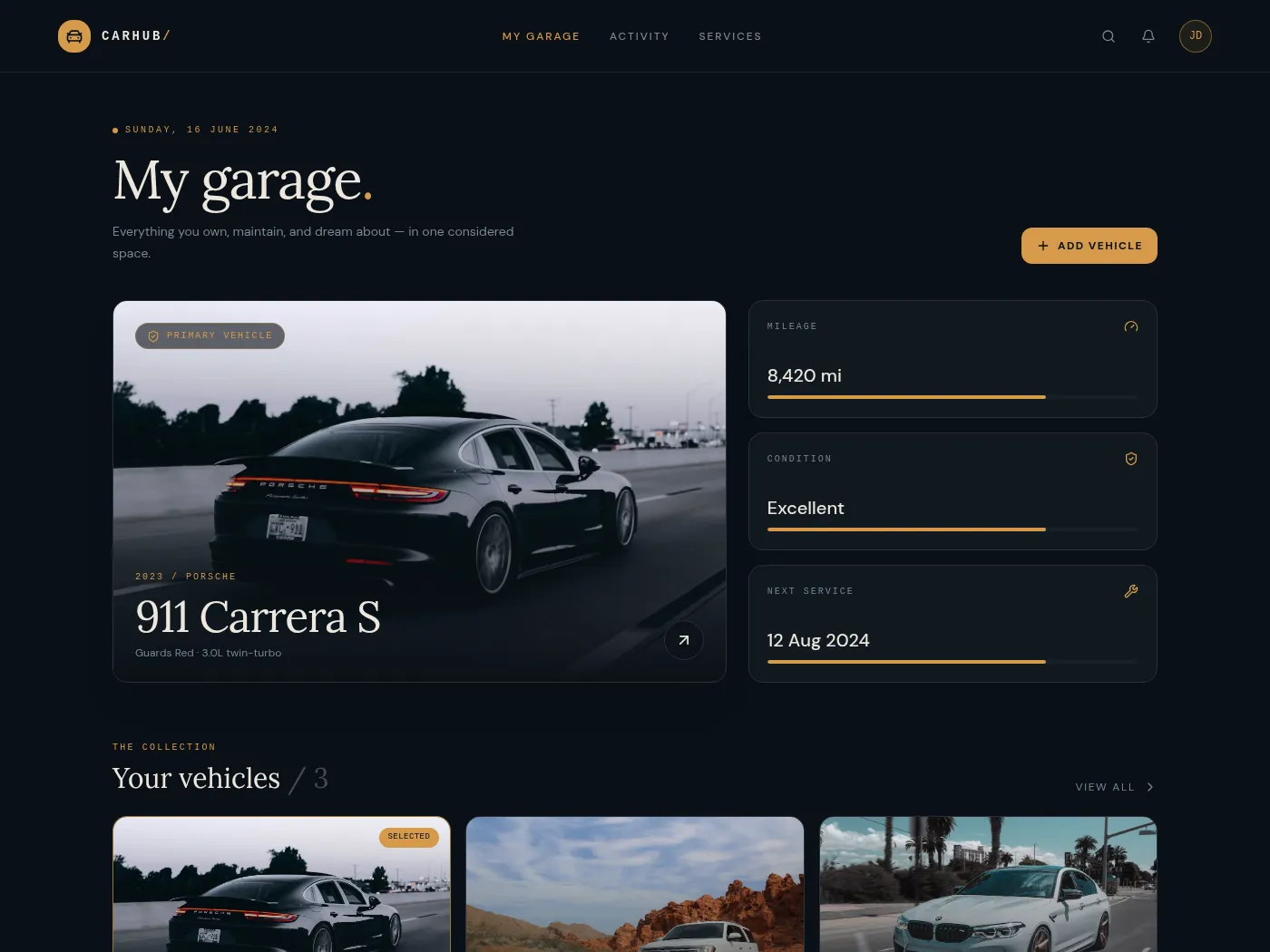 CarHub Dashboard