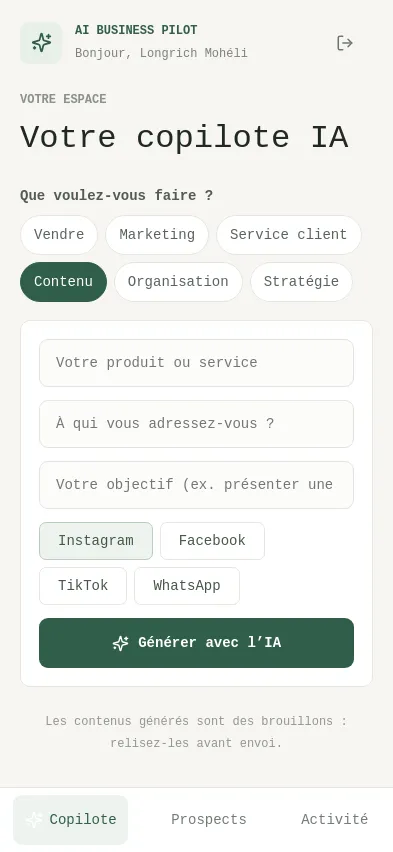 AI Business Pilot
