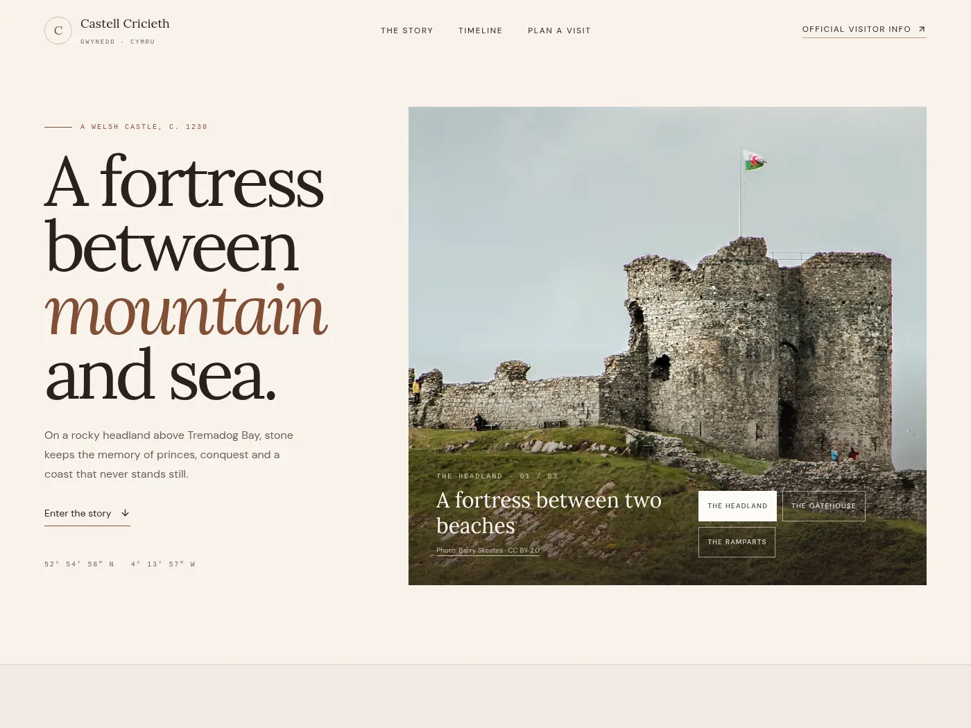 Criccieth Castle Showcase