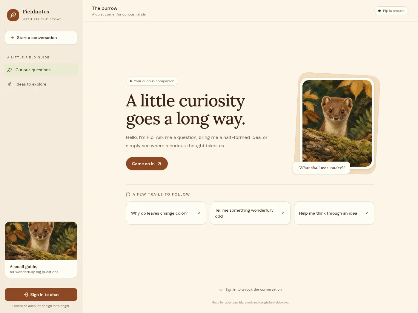 Stoat Chat Bot