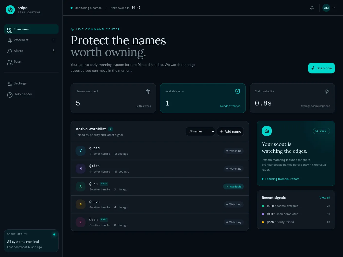 Discord Name Sniper