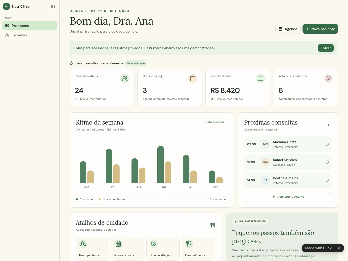 NutriClinic Pro SaaS