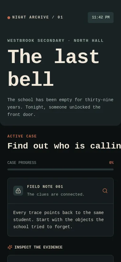 School Horror Game