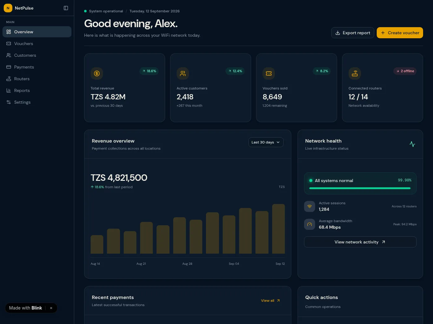 Smart WiFi Billing Hub