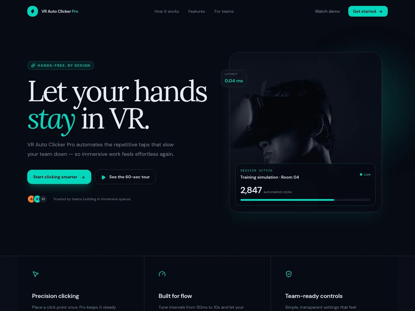VR Auto Clicker Pro