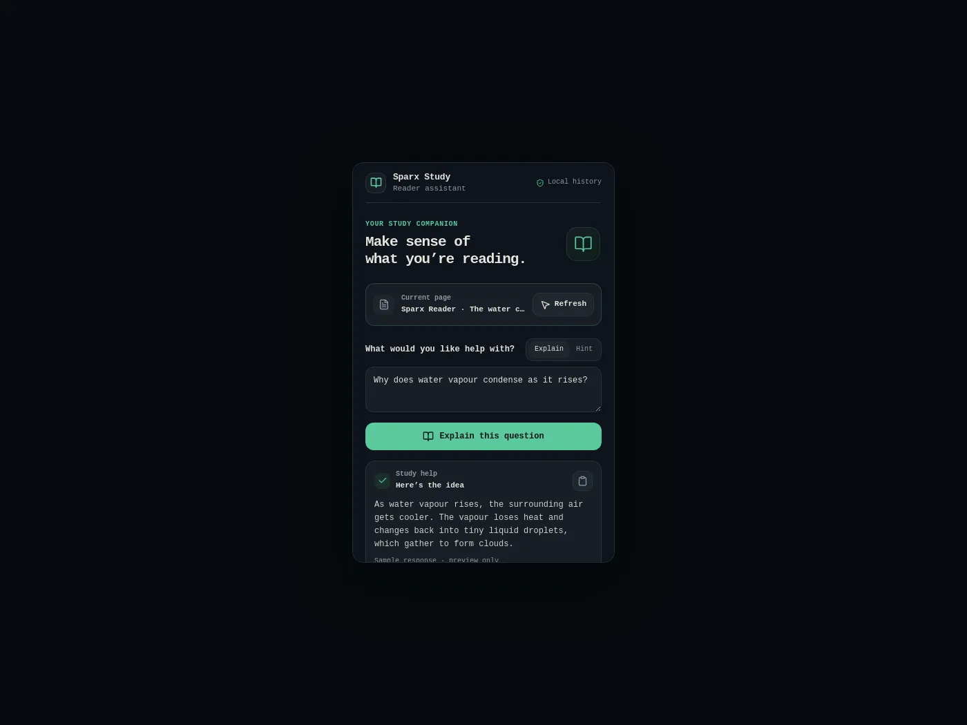 Sparx AI Study Assistant