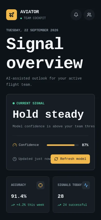 Aviator Signal AI