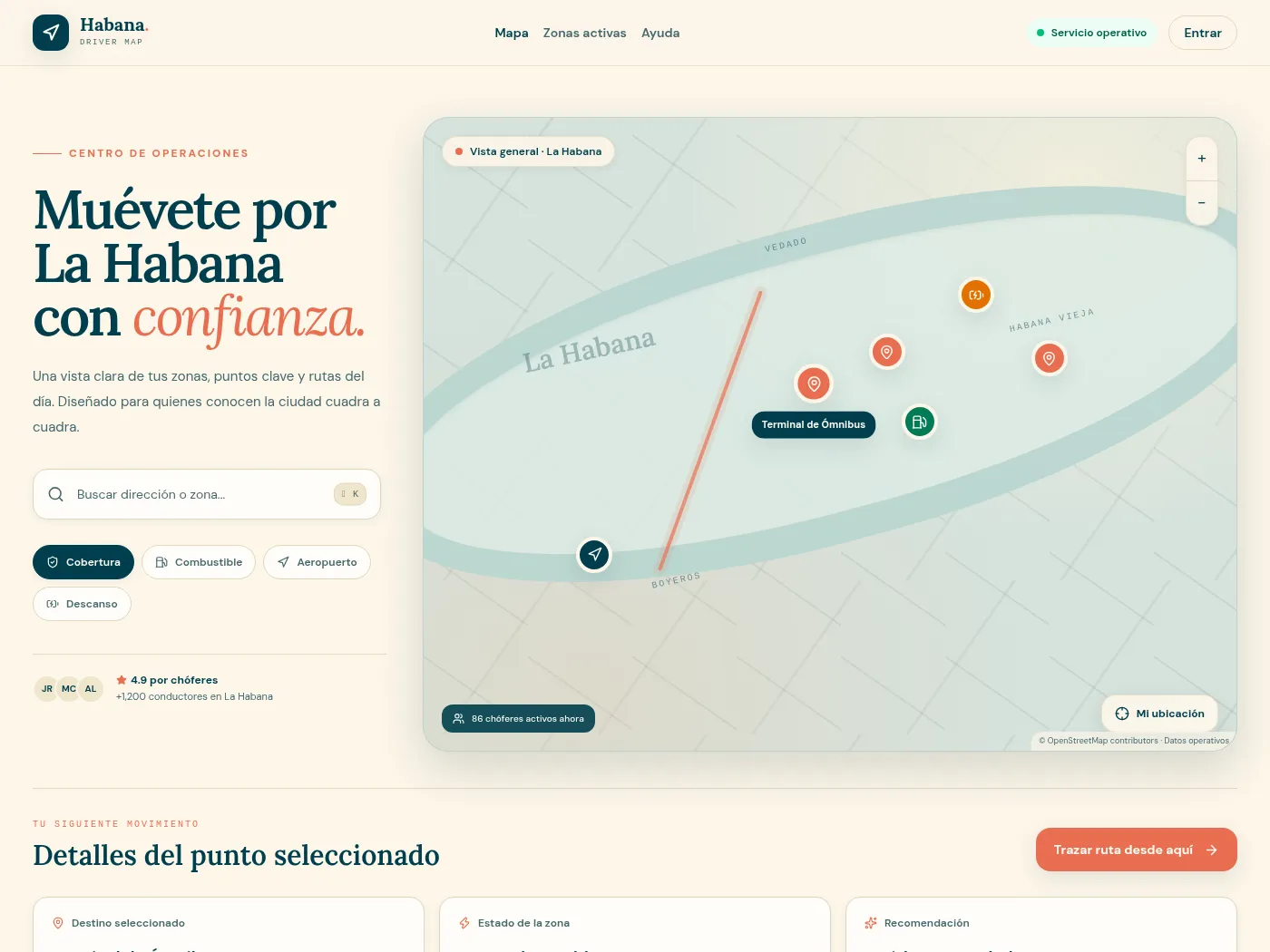 Habana Driver Mapper