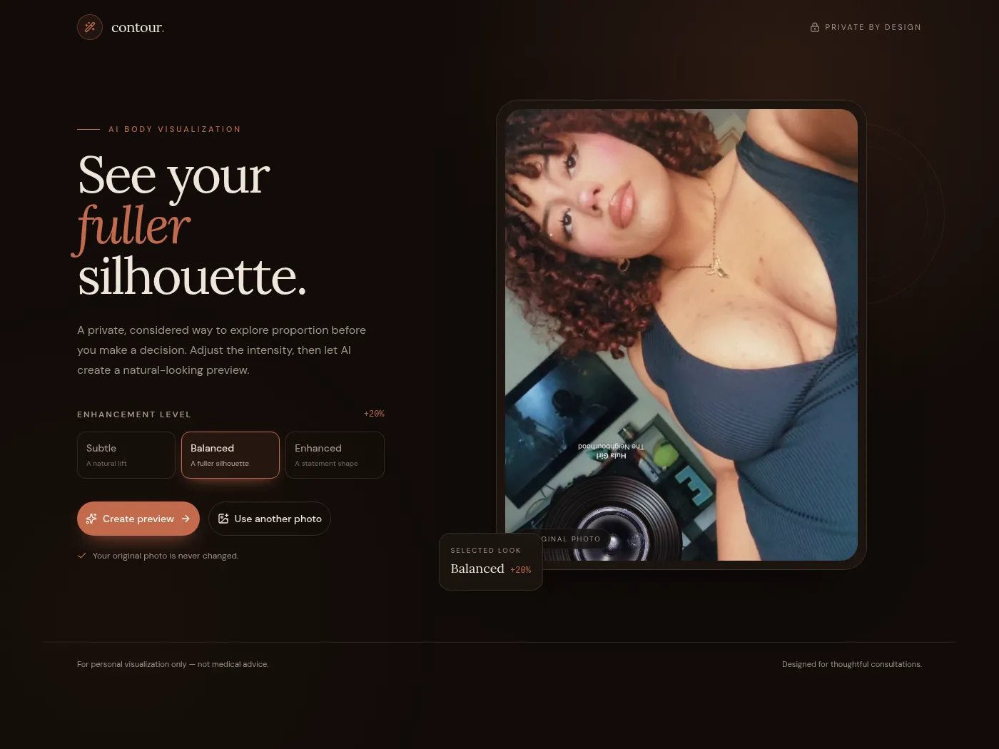 Breast Augmentation Visualizer