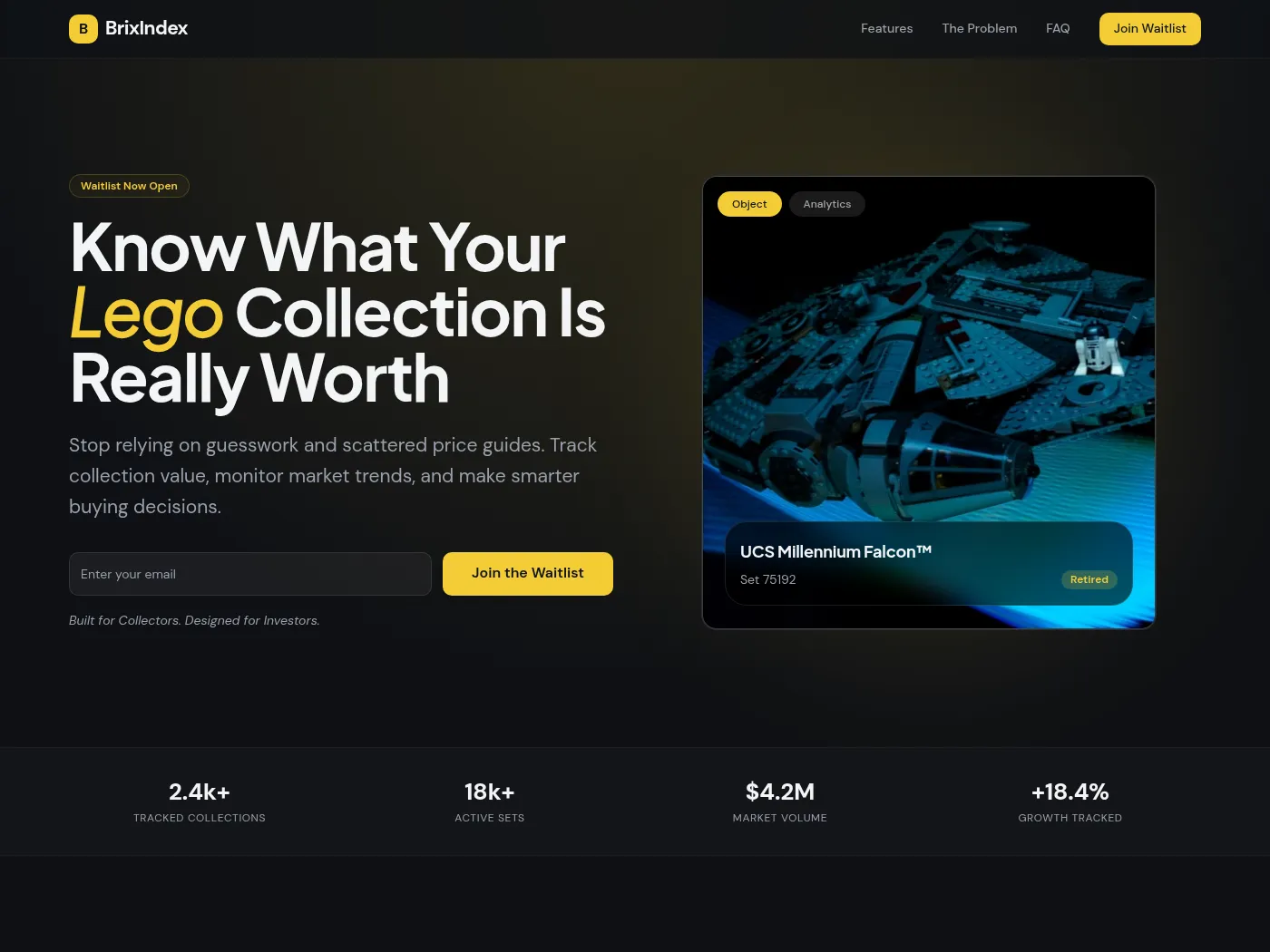 BrixIndex Collection Tracker